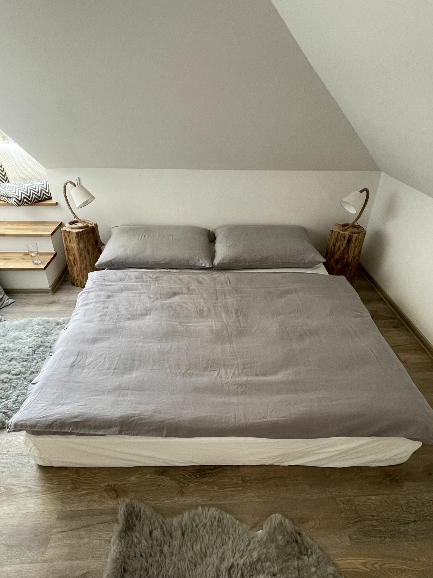 Flafí set povlečení Light Grey double | fluffyaffairs.cz